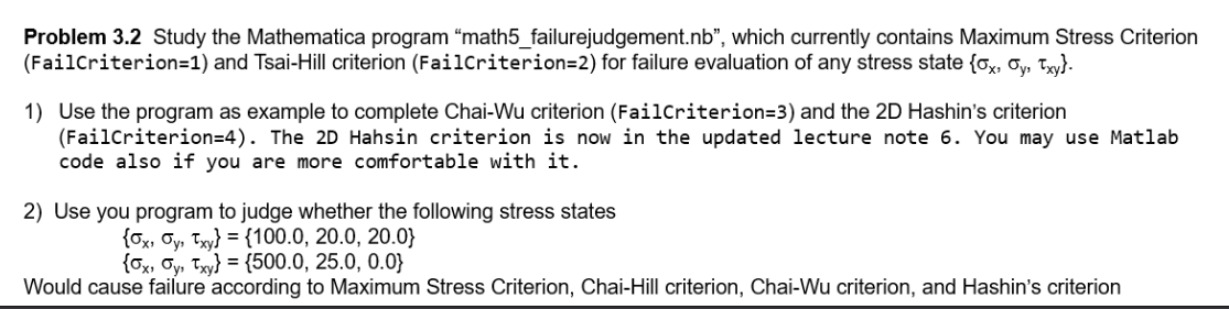 Solved: Problem 3.2 Study the Mathematica program "math5 ...
