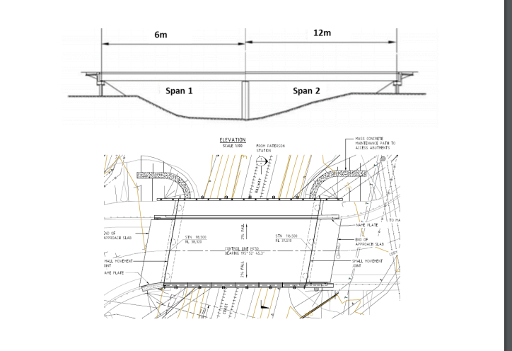 Solved: END OF APPROACH SLAB HALL MOVEMENT- CONT AME PLATE 6m Span 1 ...