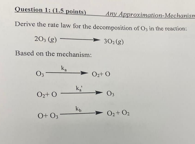 Solved: Question 1: (1.5 points) Any Approximation-Mechanism Derive the ...