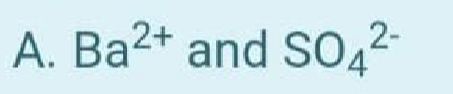 Solved: Combining aqueous solutions of Bal2 and Na2SO4 affords a precipitate - TutorBin