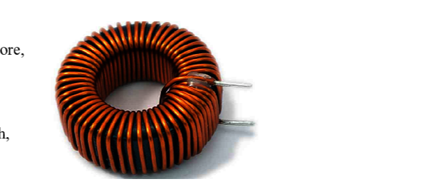 Solved: The toroid inductor has N turns of wire wrapped around the core ...