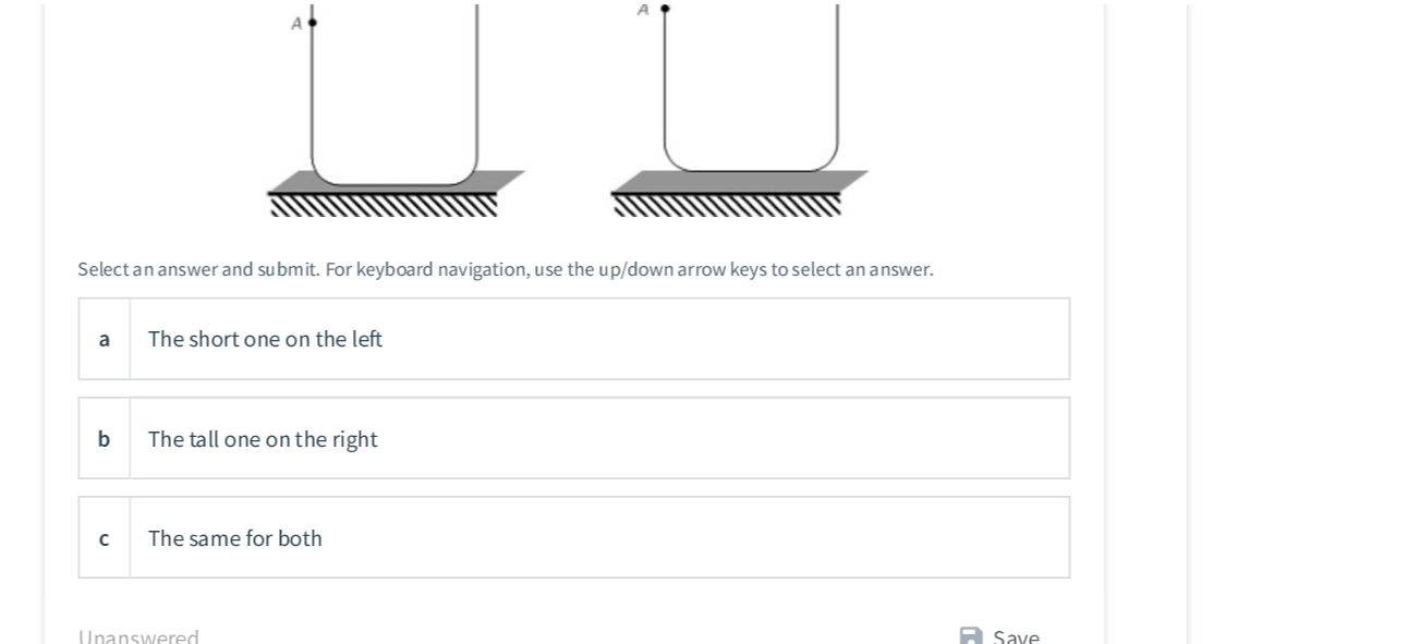 Solved: Imagine that two containers are filled to the brim with water ...