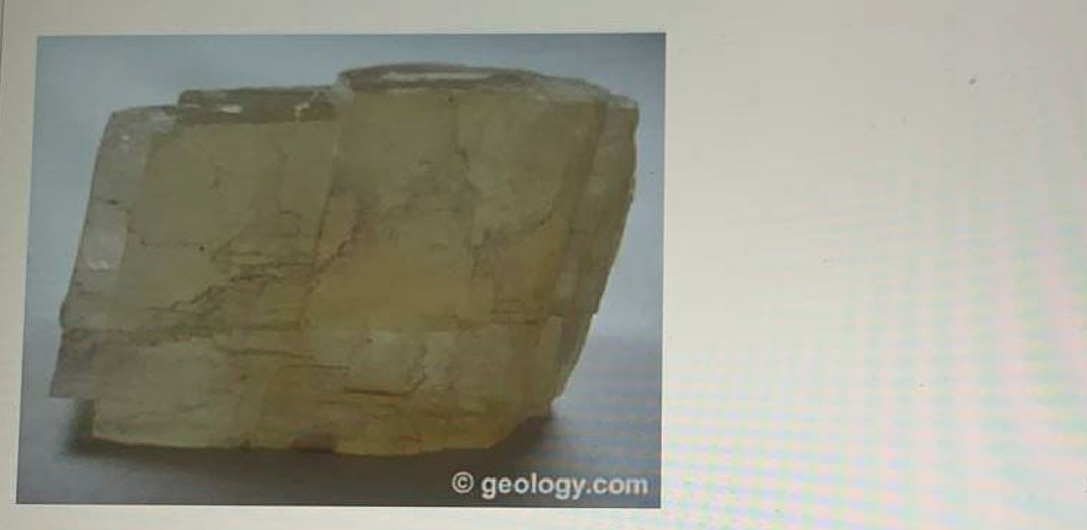 Solved: This mineral fails to scratch glass and cannot be scratched by ...